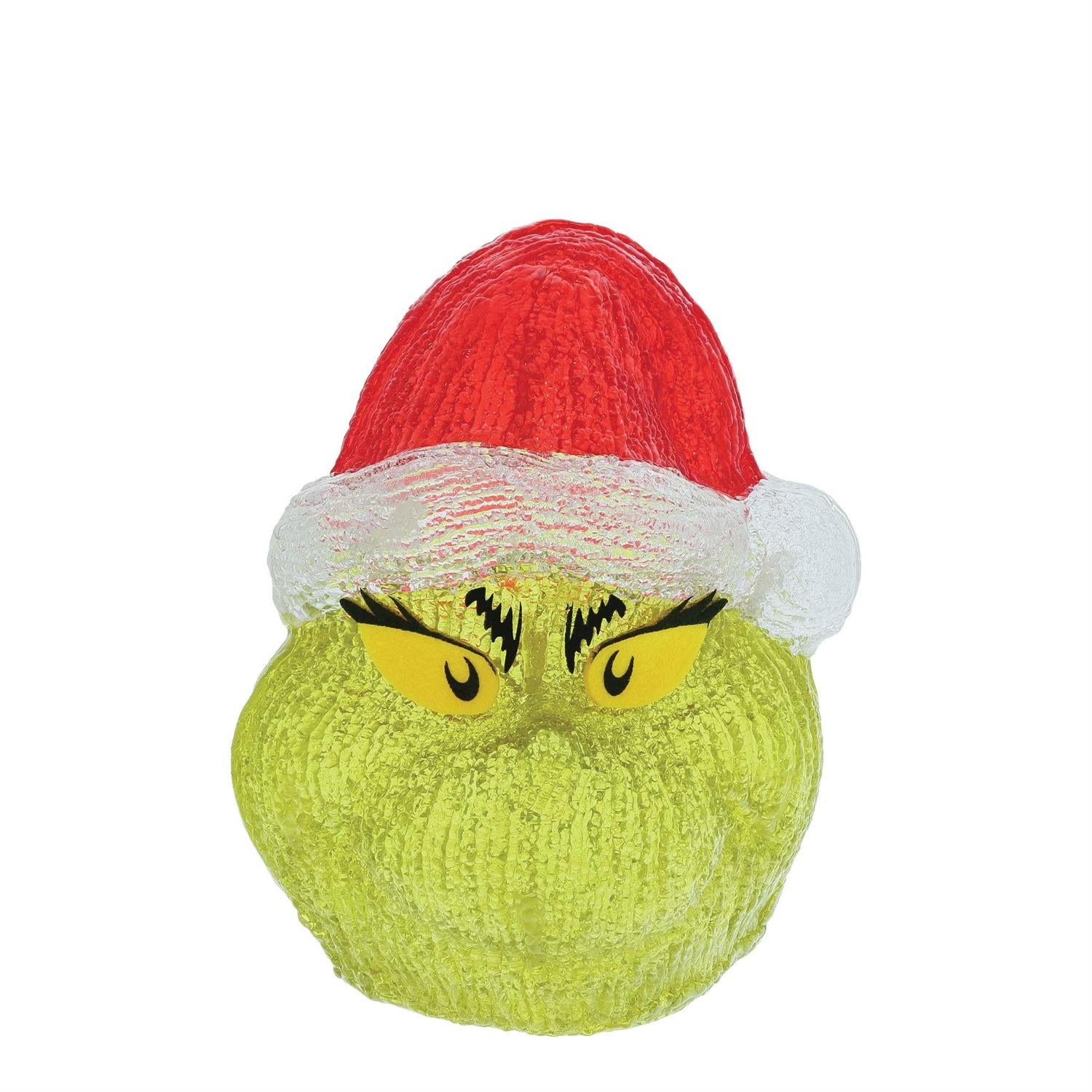 Grinch Head Lit Figurine – Rachelle Danielle Rose Gifts & Decor