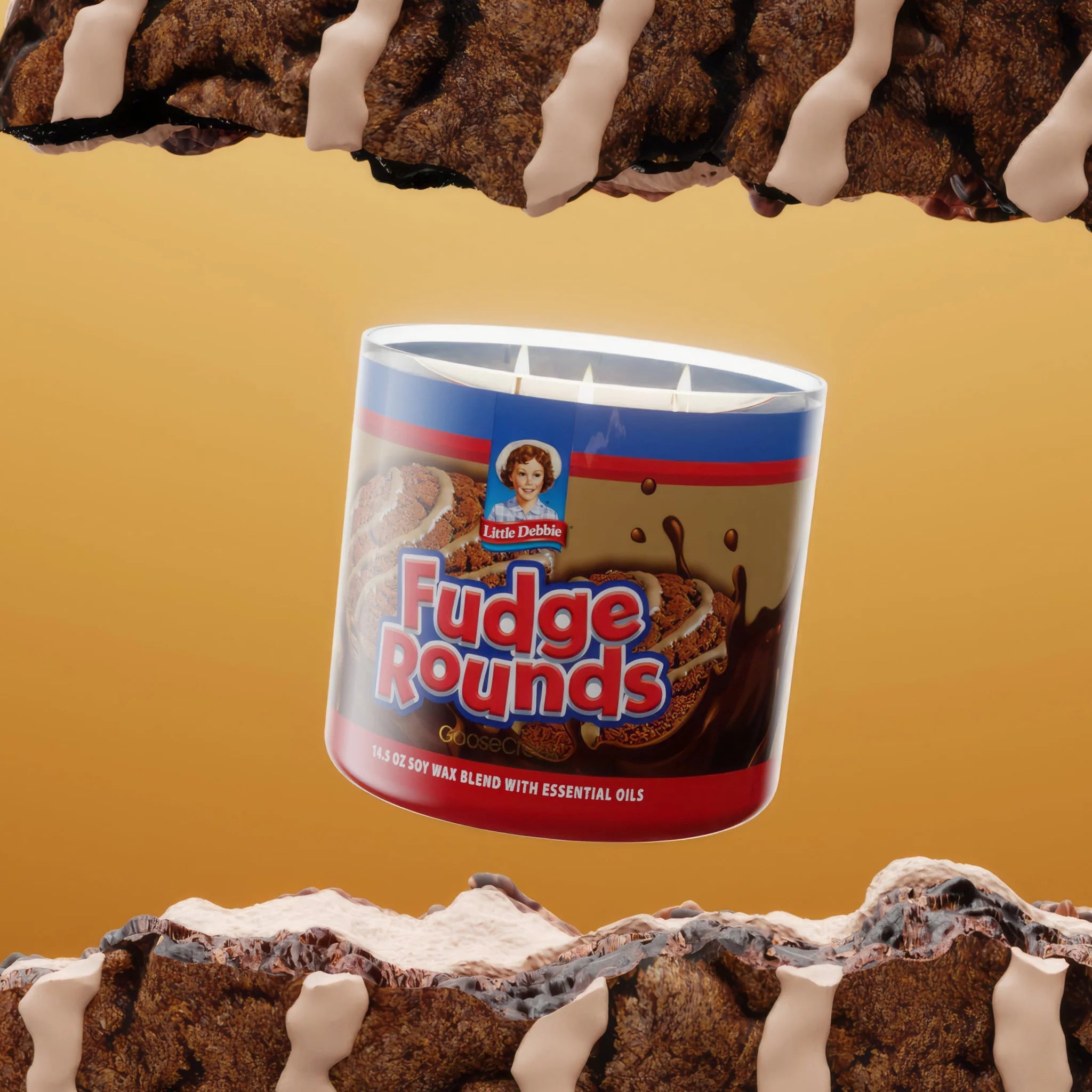 Fudge Rounds 3 Wick Candle – Rachelle Danielle Rose Gifts & Decor