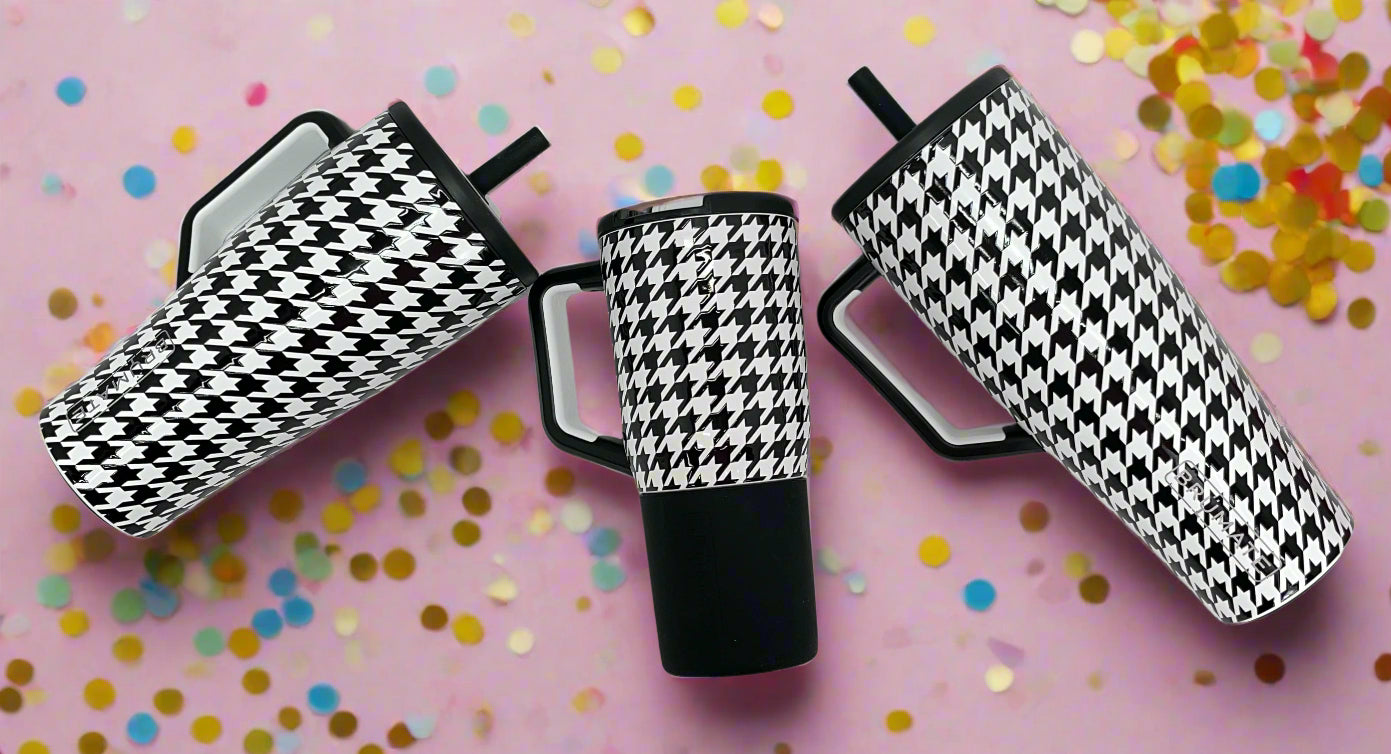 Brumate Houndstooth Cup Collection – Rachelle Danielle Rose Gifts & Decor