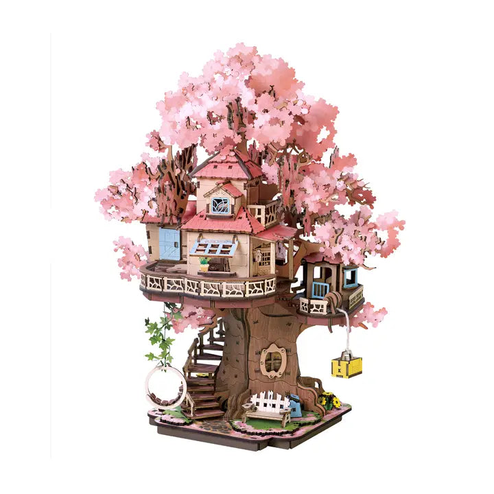 Diy Wooden Puzzle: Sakura Tree House – Rachelle Danielle Rose Gifts & Decor