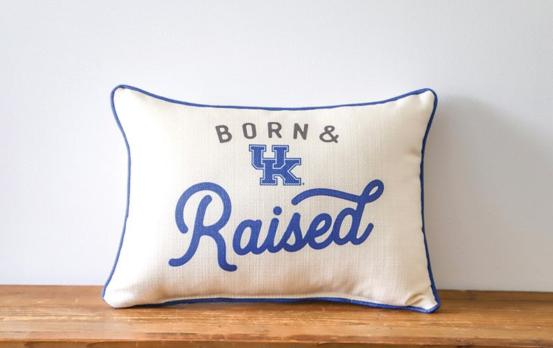 Kentucky Born & Raised Pillow – Rachelle Danielle Rose Gifts & Decor