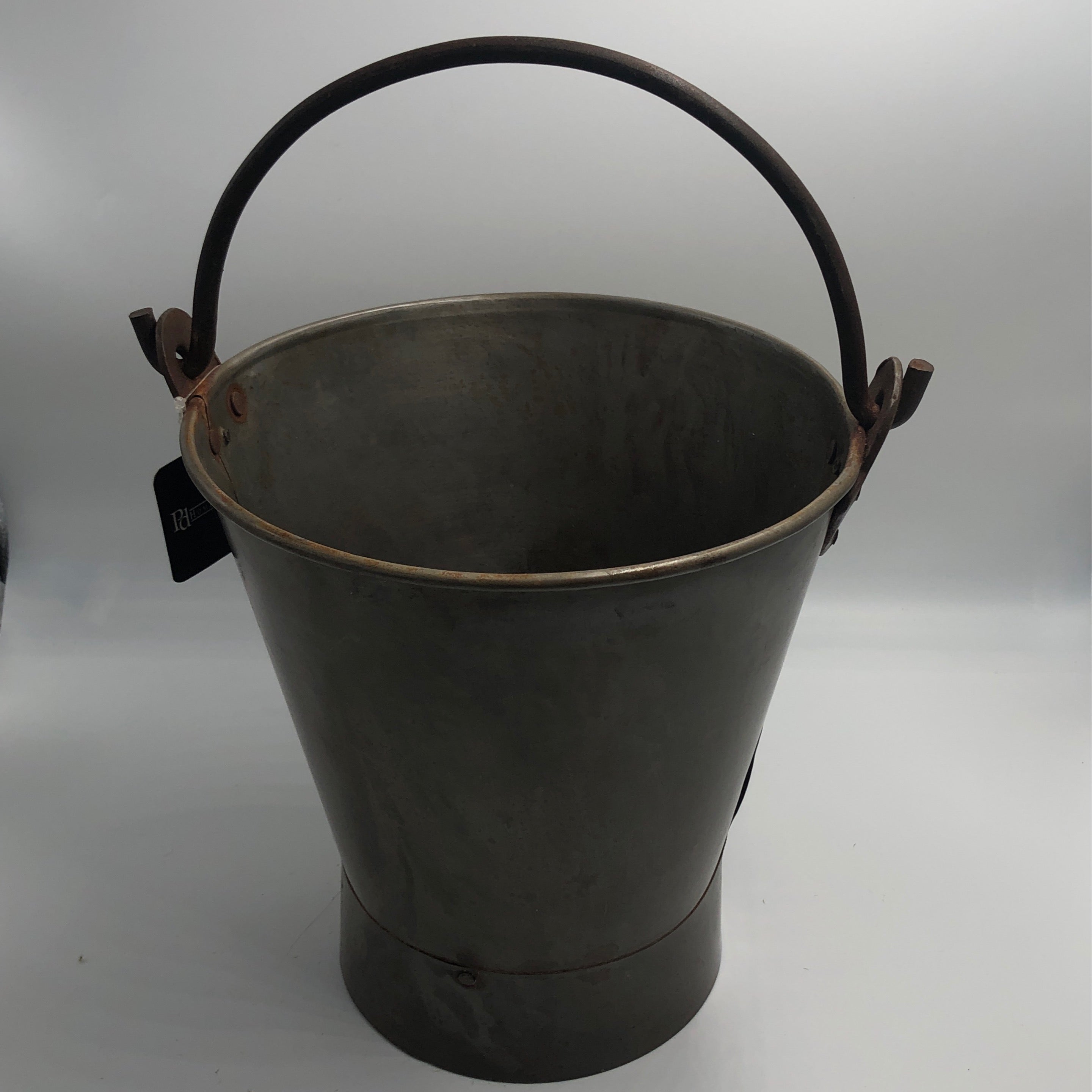 Round Metal Bucket – Rachelle Danielle Rose Gifts & Decor